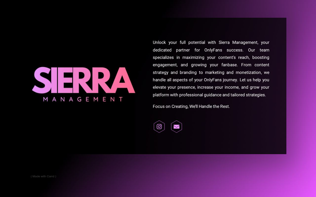 sierra management